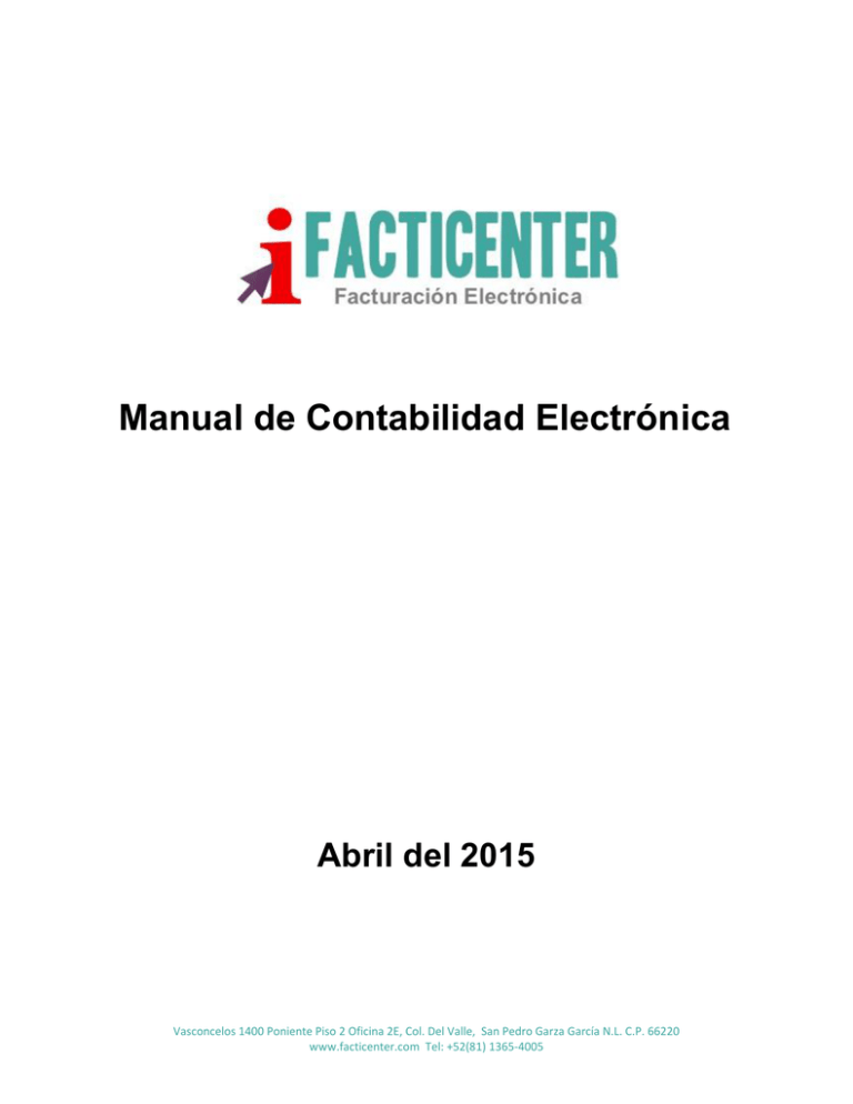 Manual de Contabilidad Electrónica