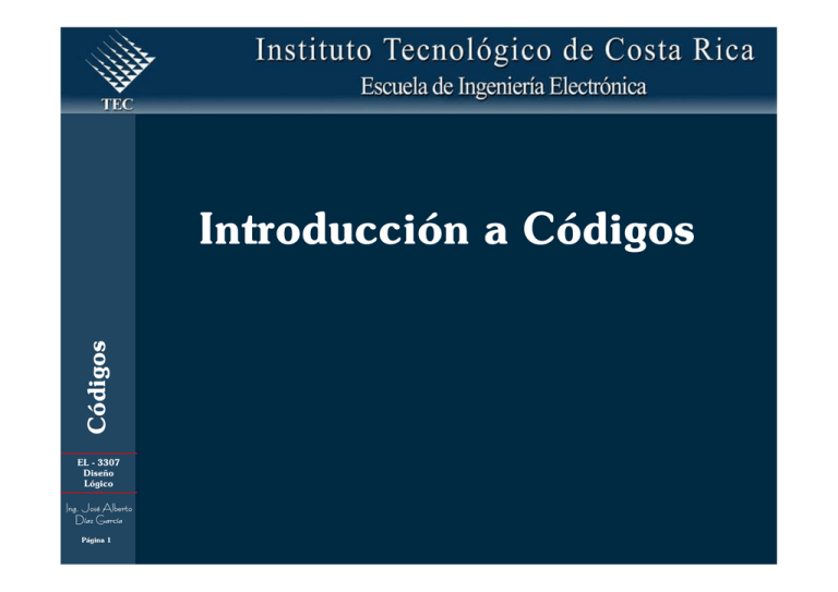 Introducción a Códigos