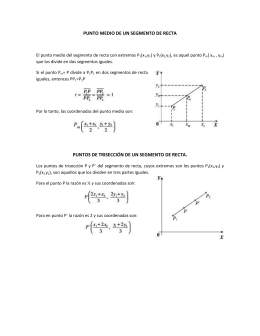 SEGMENTOS RECTILÍNEOS: DIRIGIDOS Y NO DIRIGIDOS