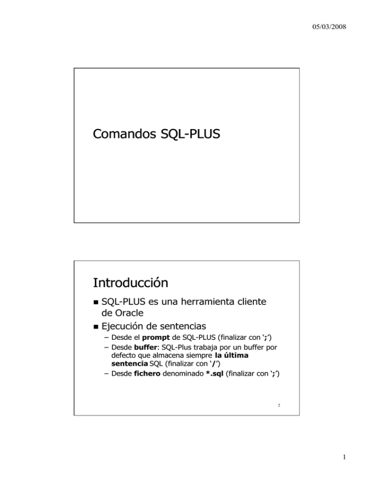 Comandos SQL-PLUS.ppt [Modo de compatibilidad]