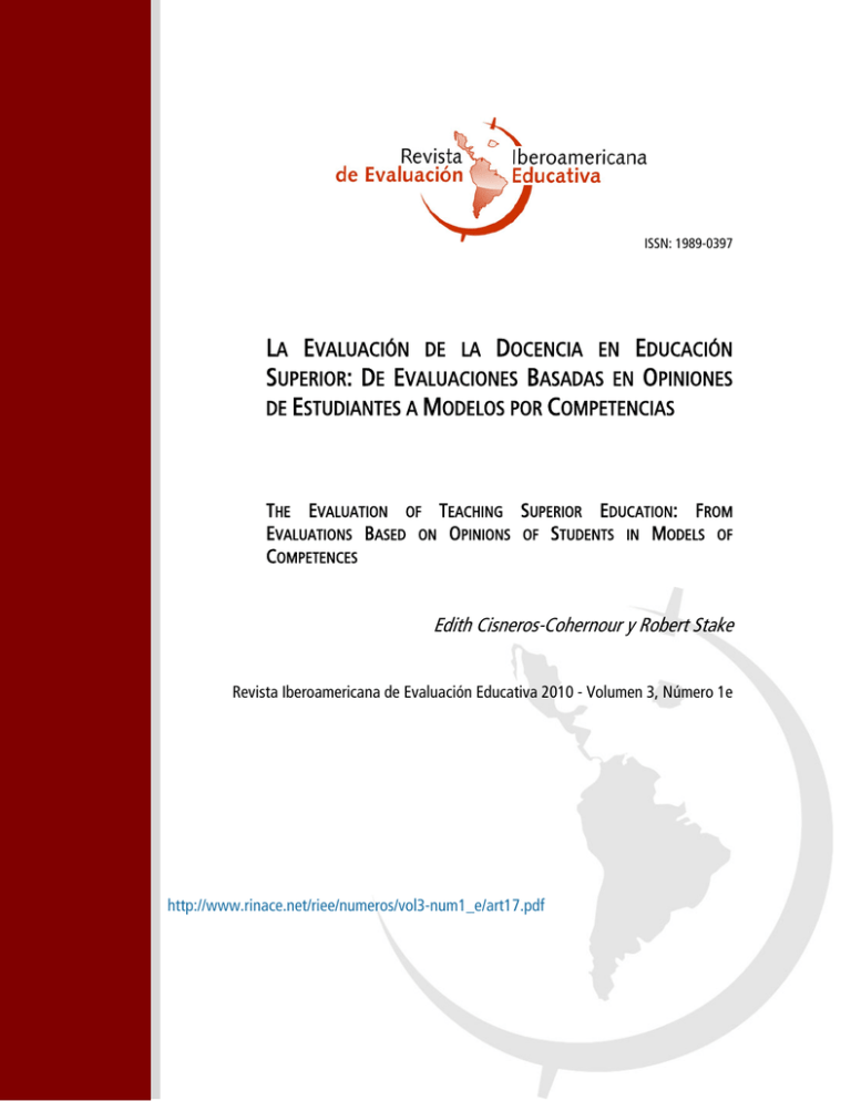 Edith Cisneros-Cohernour y Robert Stake