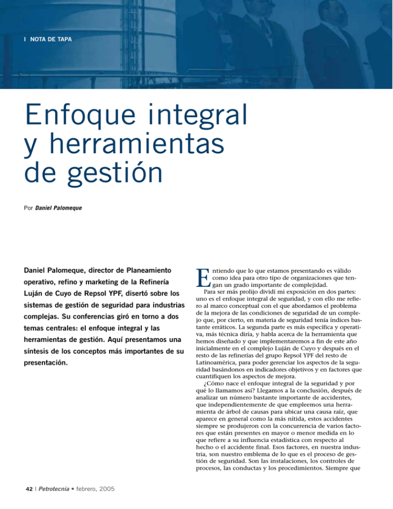 Enfoque integral y herramientas de gestión