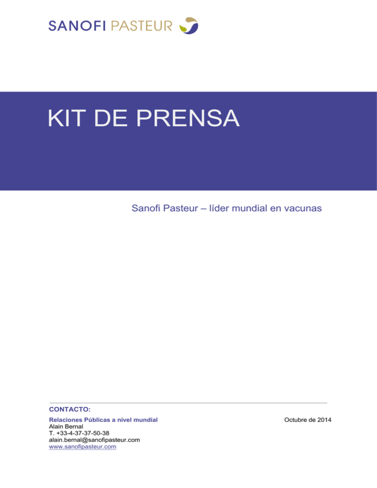 kit de prensa - Sanofi Pasteur