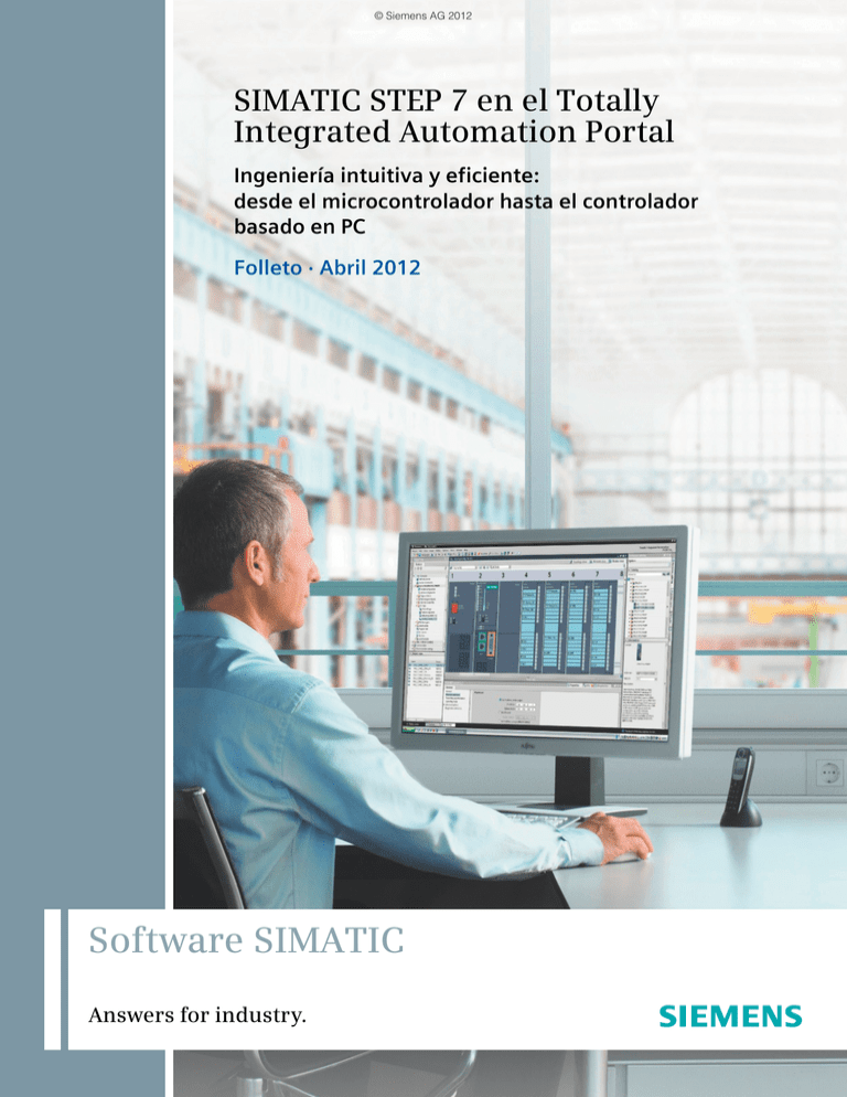 SIMATIC STEP 7 en el Totally Integrated Automation Portal