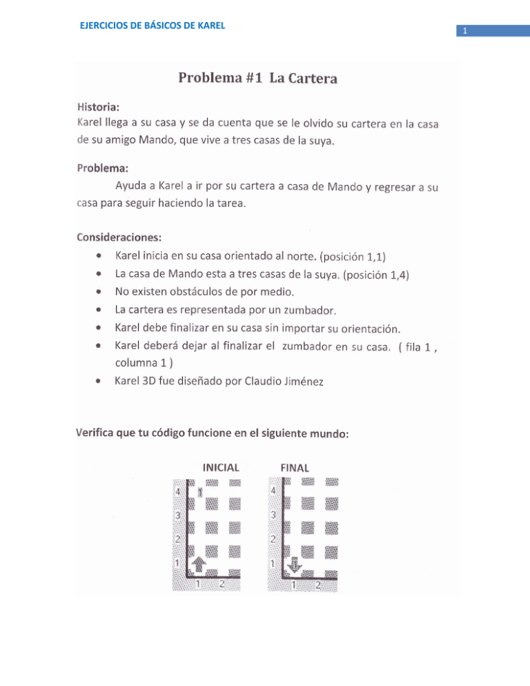 ejercicios de básicos de karel