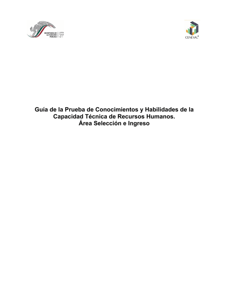 Guía de la Prueba de Conocimientos y Habilidades de la