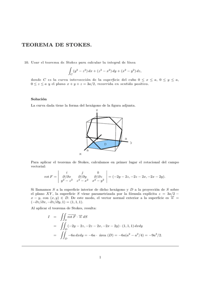 TEOREMA DE STOKES.
