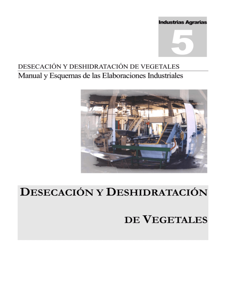 DESECACIÓN Y DESHIDRATACIÓN DE VEGETALES