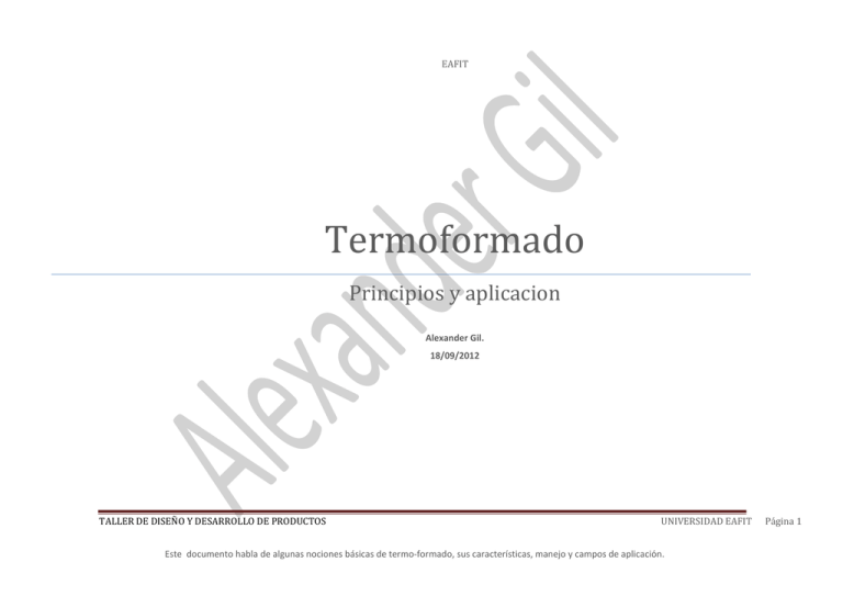Guia de Termo formado