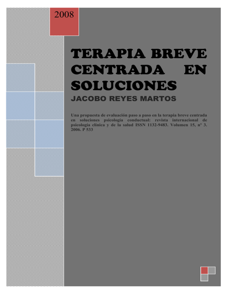 terapia breve centrada en soluciones