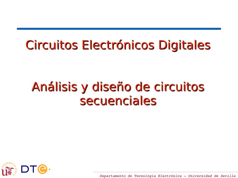 Circuitos Electrónicos Digitales Análisis y diseño de circuitos