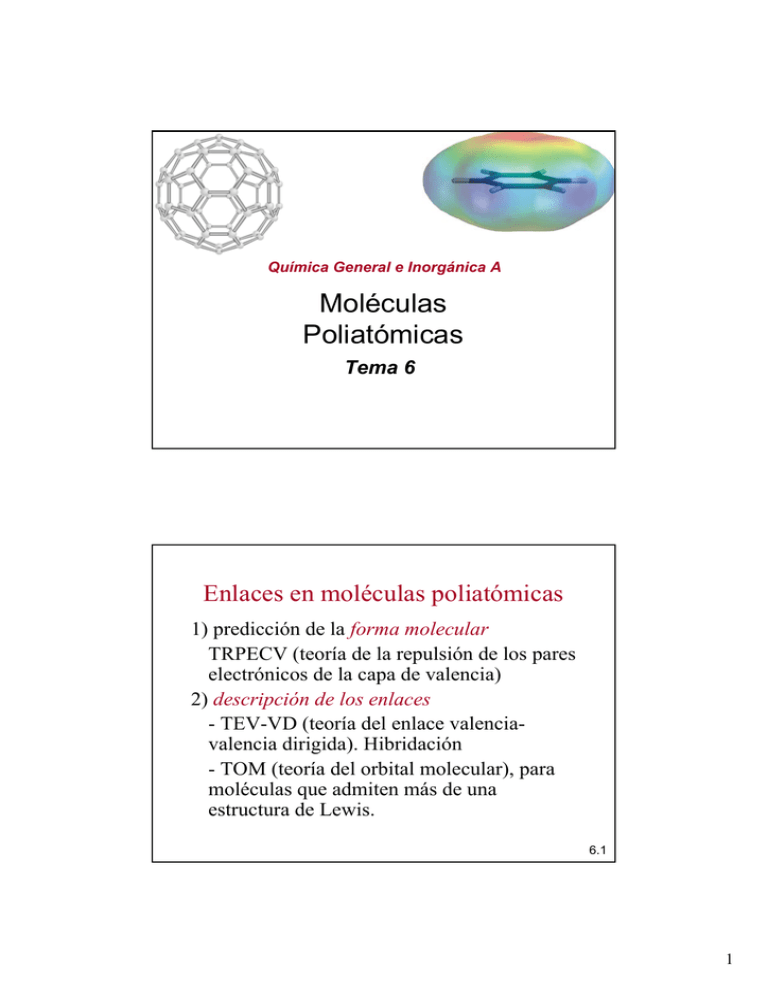 Moléculas Poliatómicas