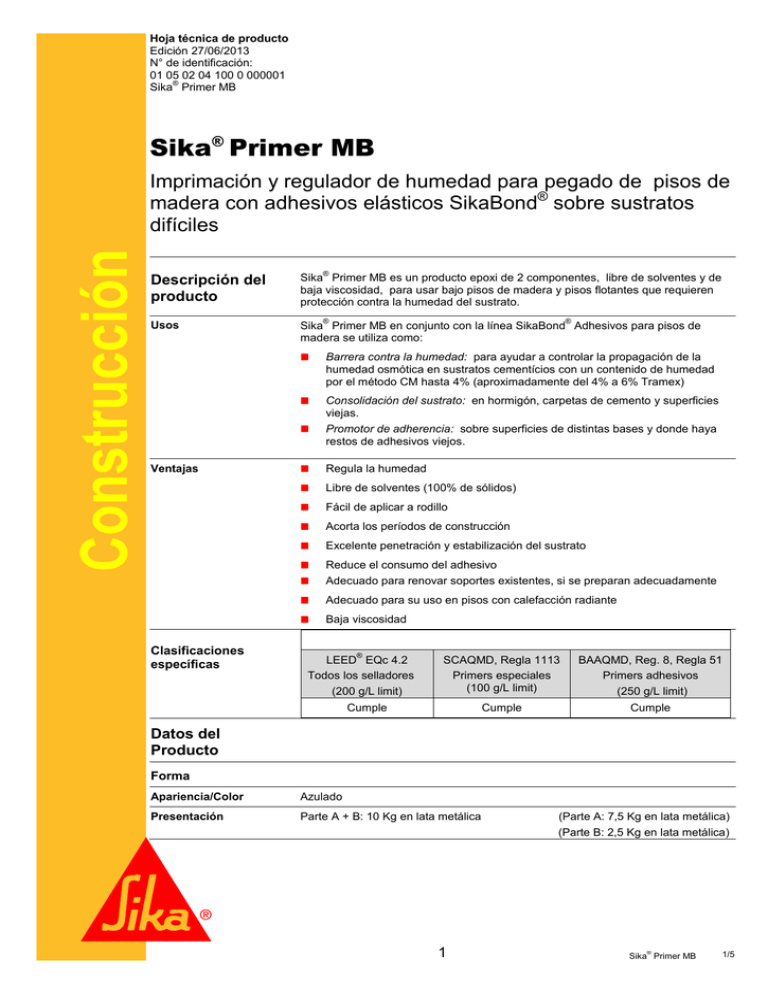 Sika® Primer MB