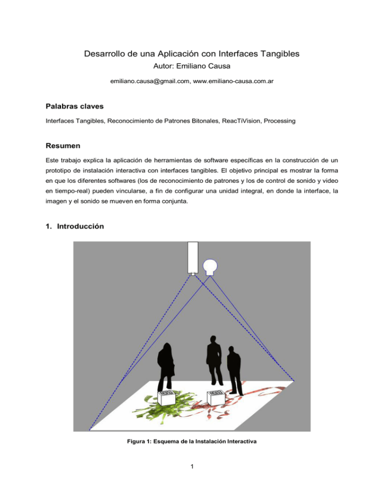 Desarrollo de una Aplicación con Interfaces Tangibles
