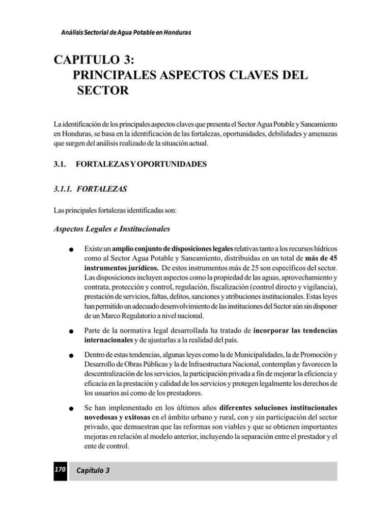 capitulo 3: principales aspectos claves del sector