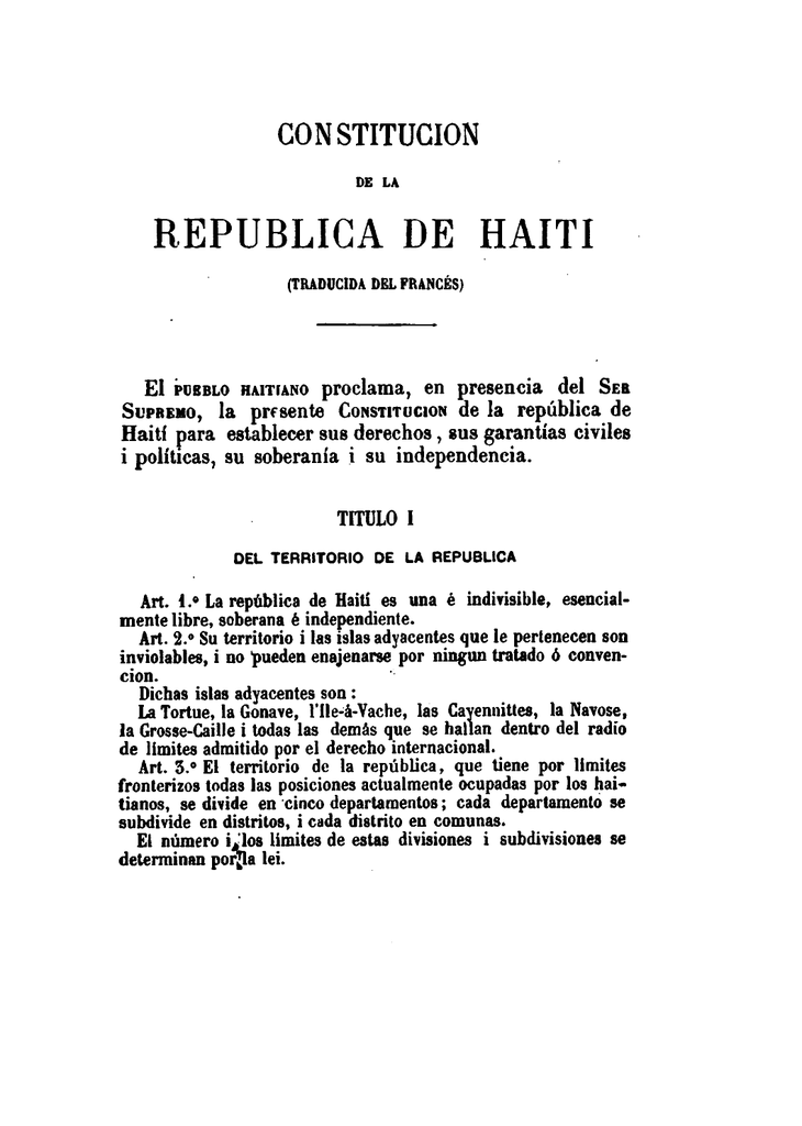 PDF (Capítulo 9 - Constitución de la República de Haití)