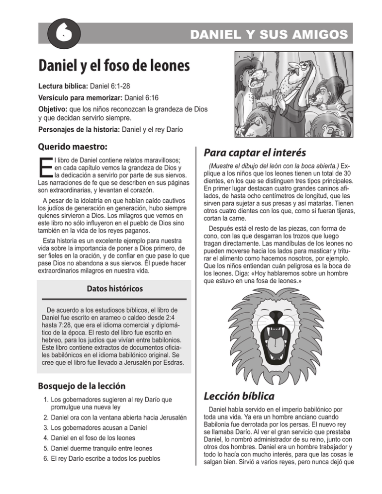 Daniel Y El Foso De Leones Daniel Y El Foso De Leones