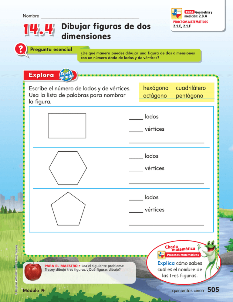 Dibujar figuras de dos dimensiones