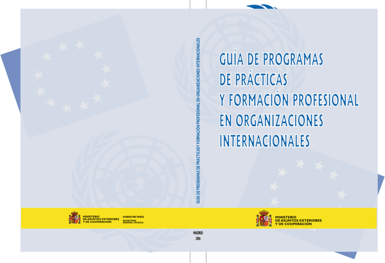 GUÍA DE PROGRAMAS DE PRÁCTICAS Y FORMACIÓN