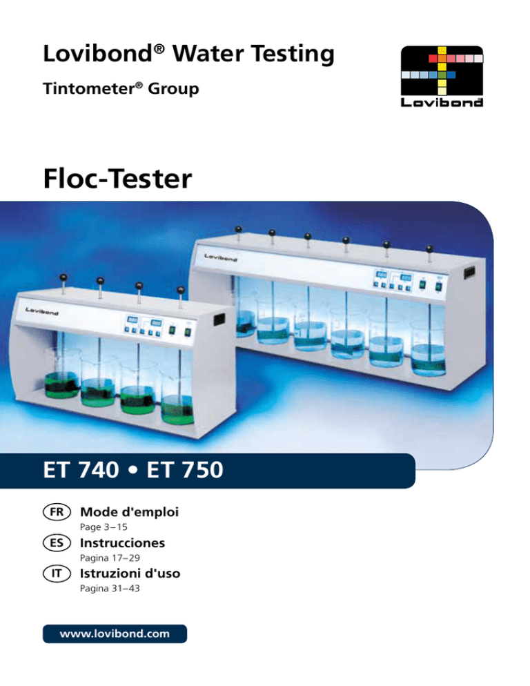 Floc-Tester - Lovibond Tintometer