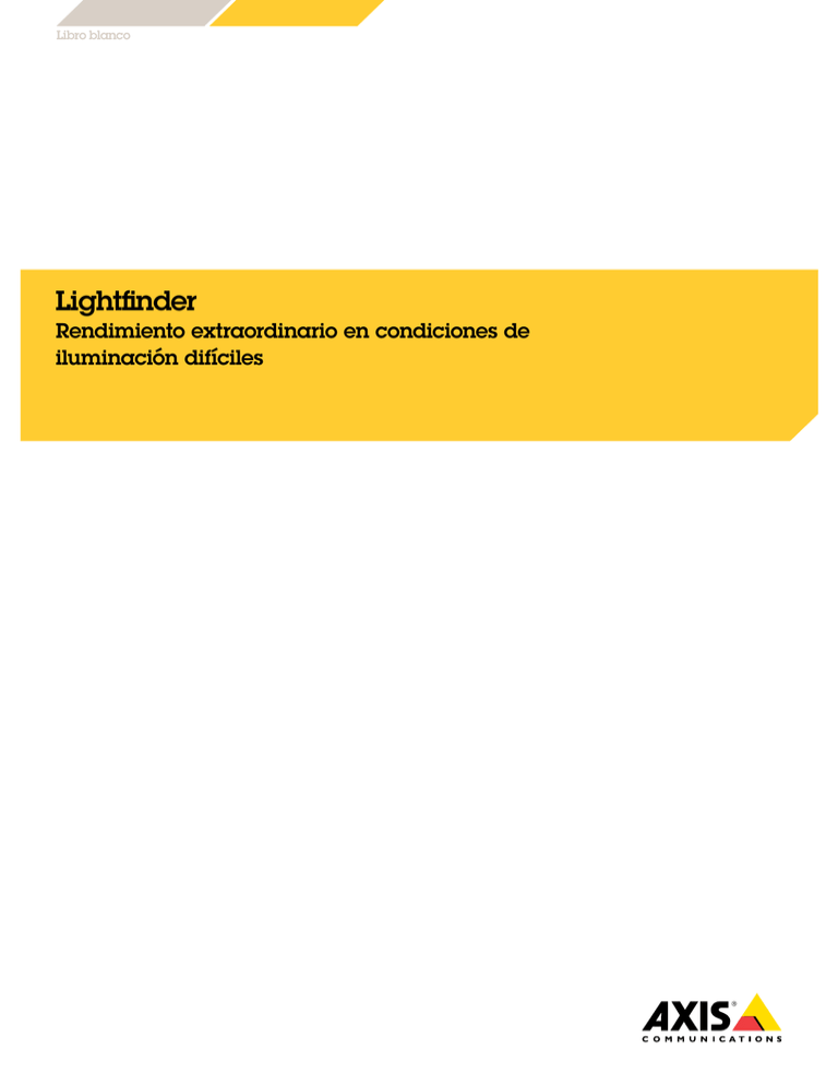 Lightfinder - Axis Communications