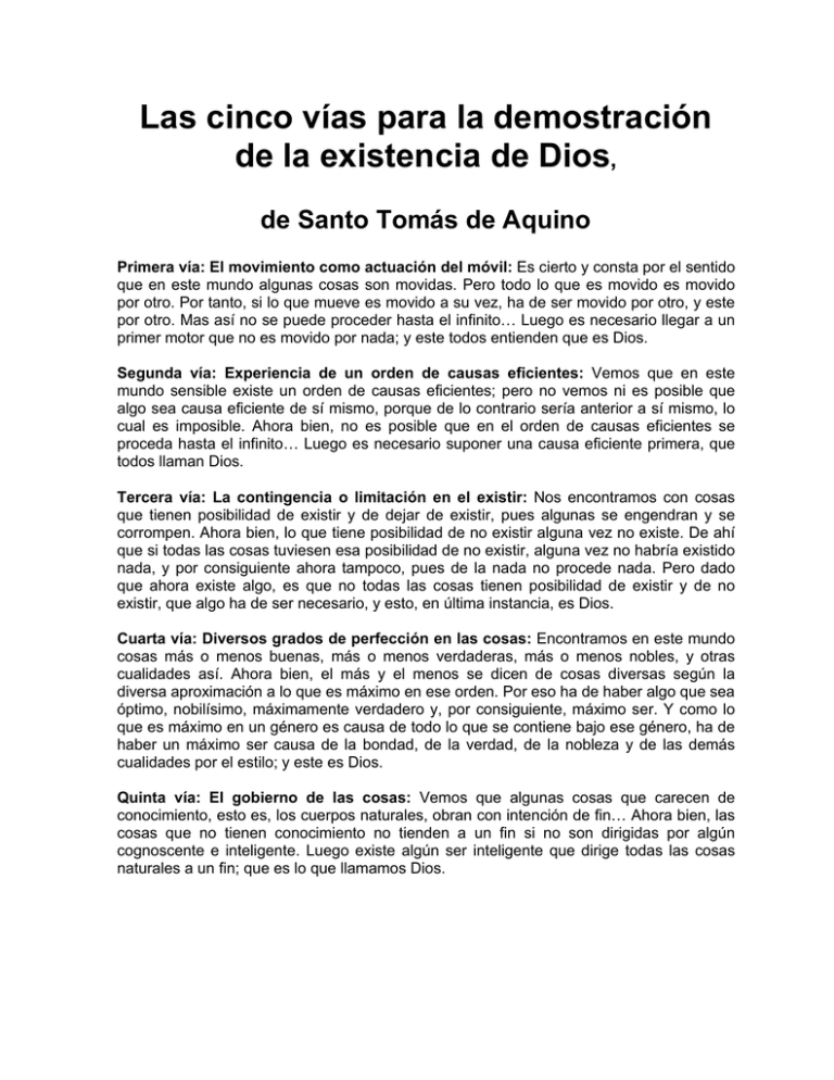 Sto Tomas Aquino_Cinco Vias