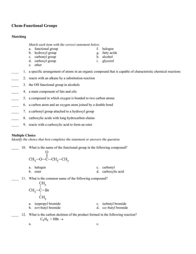 Chem-Functional Groups