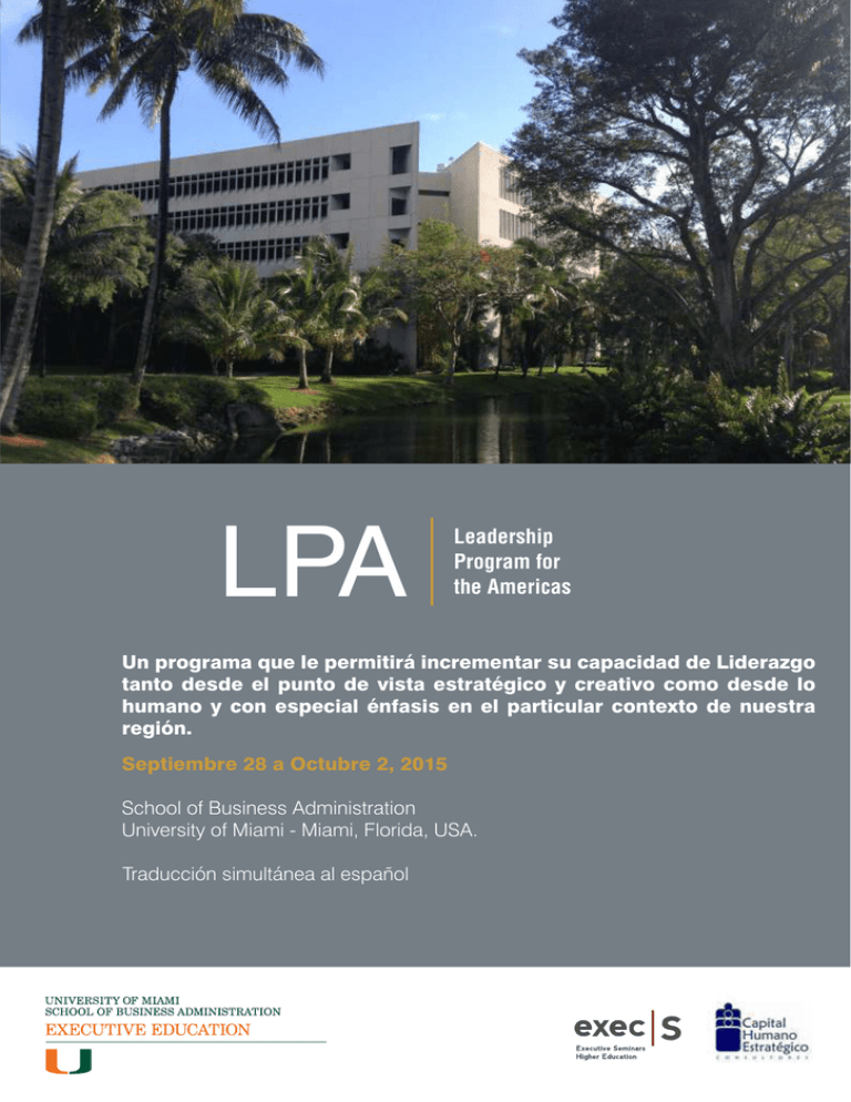 Leadership LPA Program for the Americas