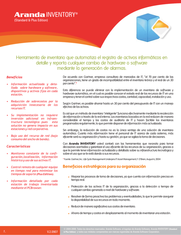 ArandaINVENTORY - Aranda Software