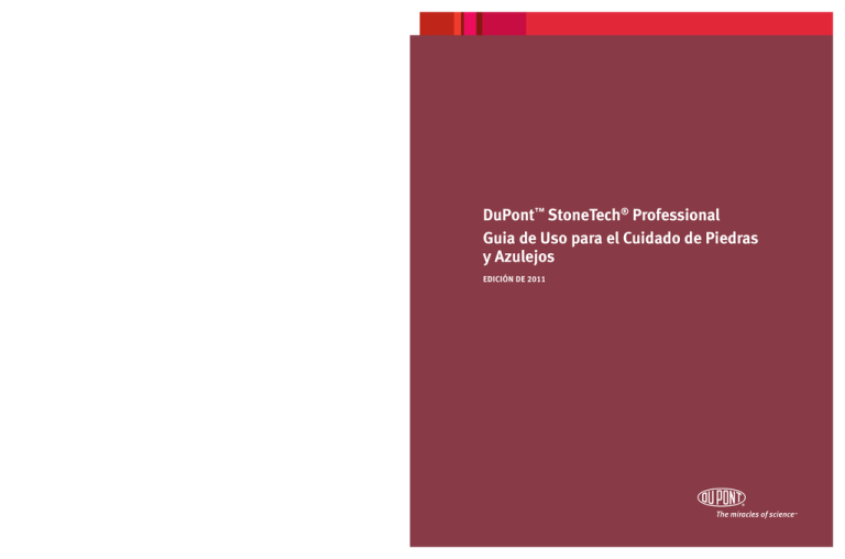 DuPont™ StoneTech® Professional Guia de Uso para el Cuidado
