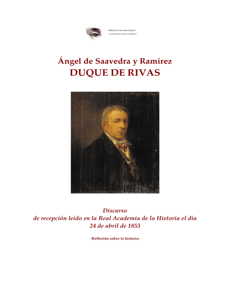 duque de rivas - Biblioteca SAAVEDRA FAJARDO de Pensamiento