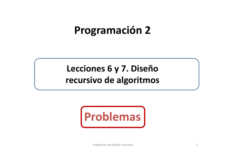 Problemas
