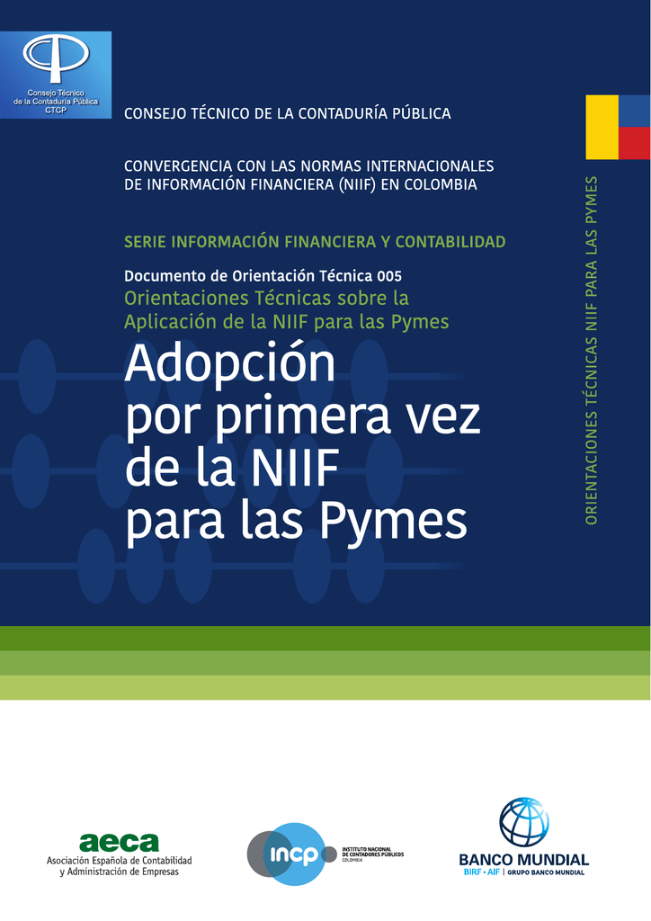 Adopción por primera vez de la NIIF para las pymes