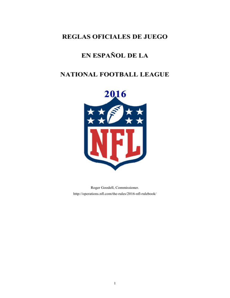 NFL Reglas en Español