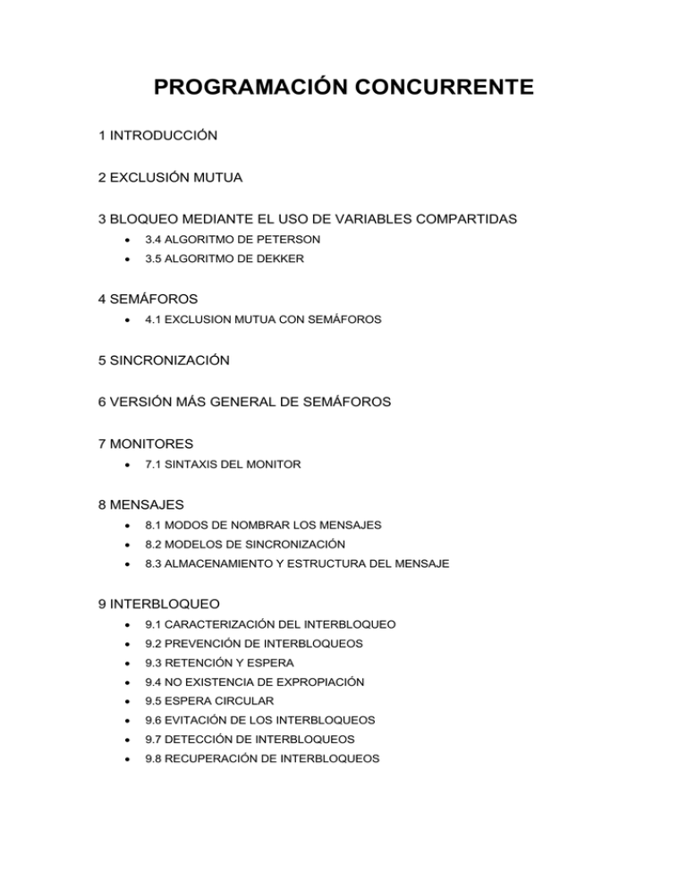 programación concurrente