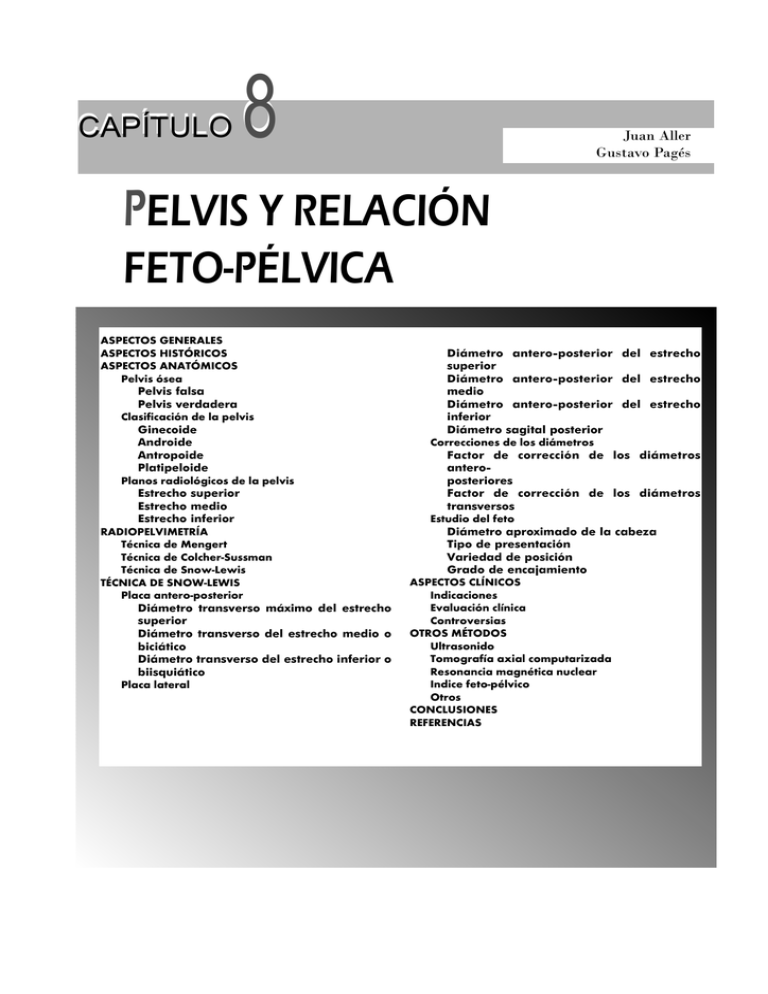 Pelvis y Relación Feto-Pélvica: Capítulo de Obstetricia
