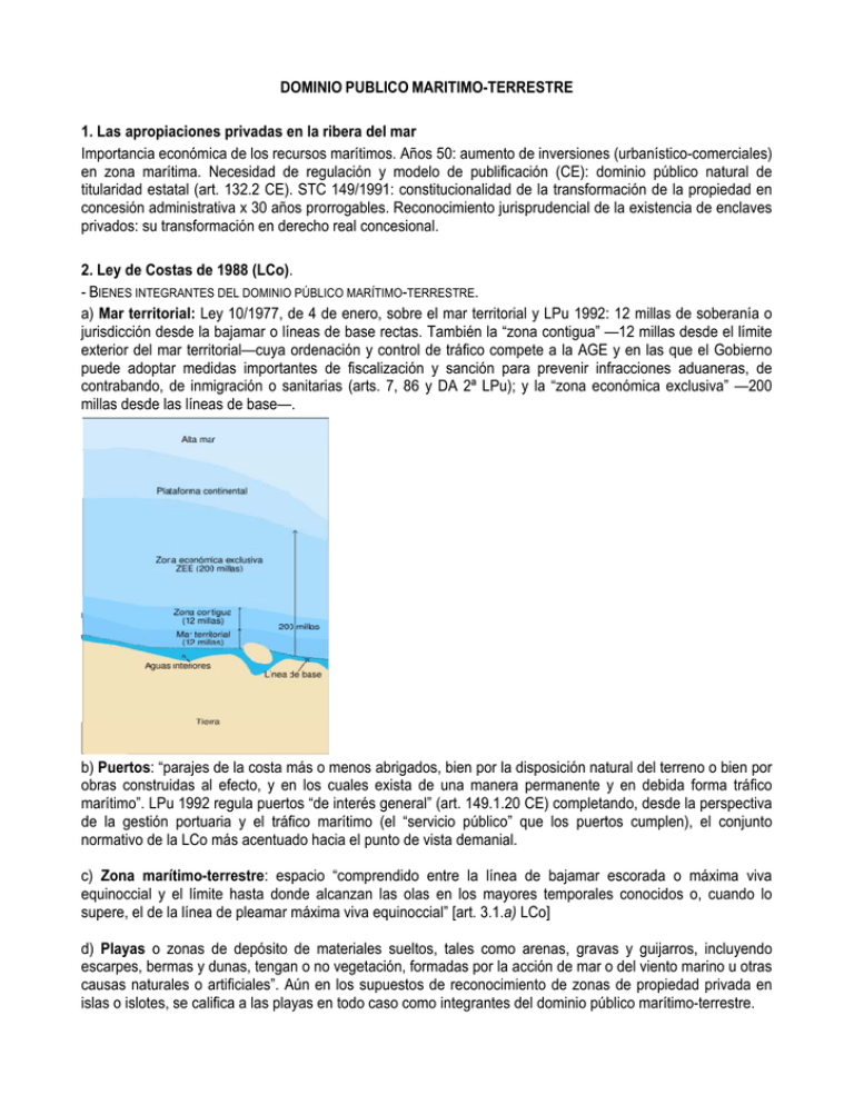 DOMINIO PUBLICO MARITIMO