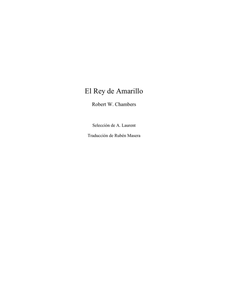 El Rey de Amarillo - Biblioteca Digital