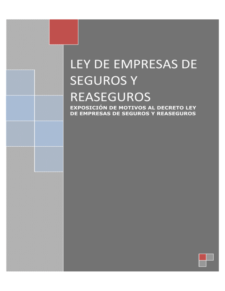 ley de empresas de seguros y reaseguros