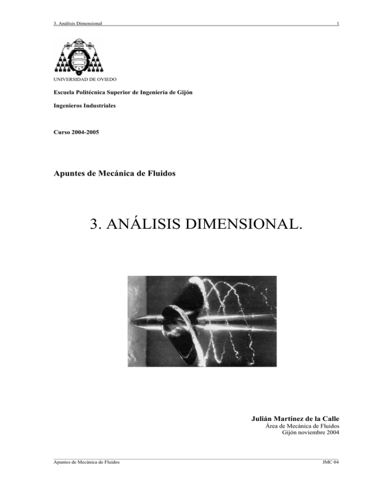 3. ANÁLISIS DIMENSIONAL.