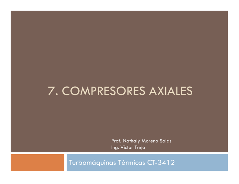7. Compresores axiales - Turbomaquinas Termicas (conver II)