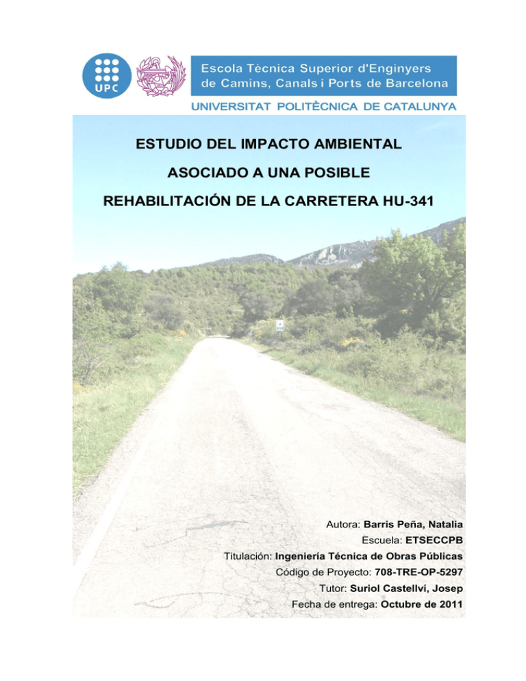 estudio del impacto ambiental