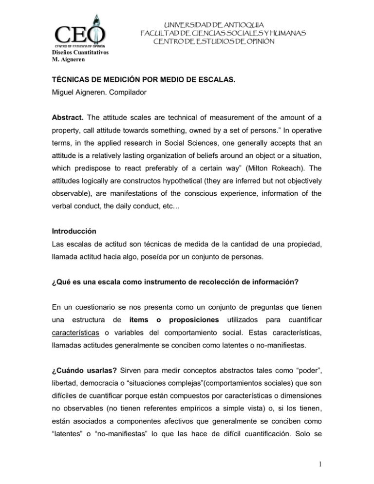 Definición de actitud