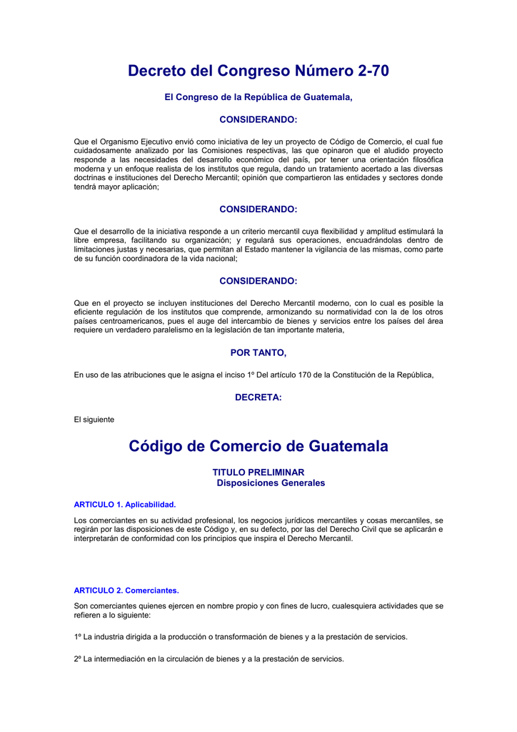 Código de Comercio - Una guía paso a paso de los trámites