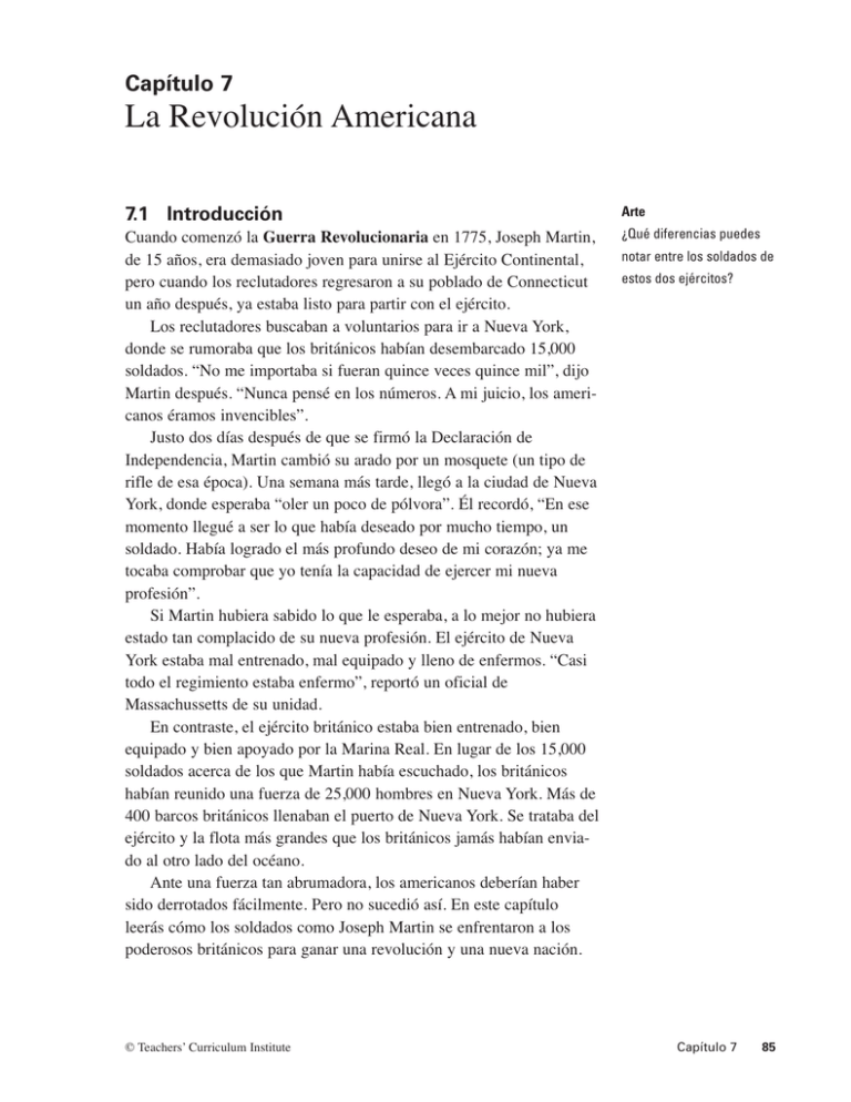 La Revolución Americana