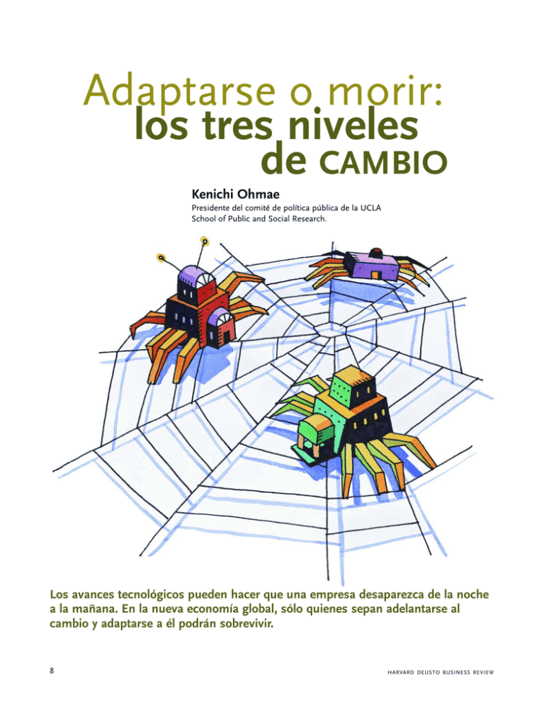 Adaptarse o morir: los tres niveles