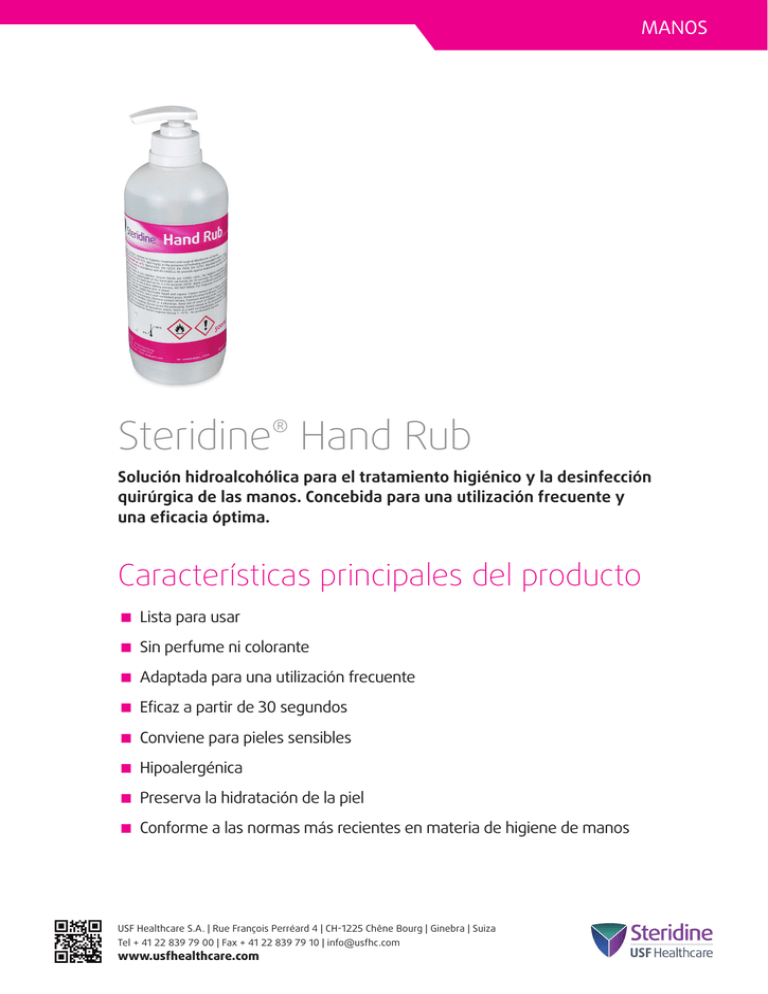 Ficha producto - USF Healthcare
