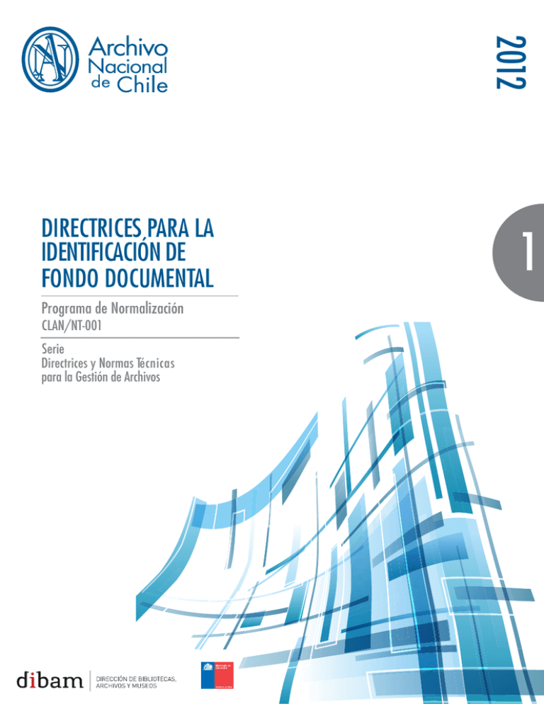 directrices para la identificación de fondo documental