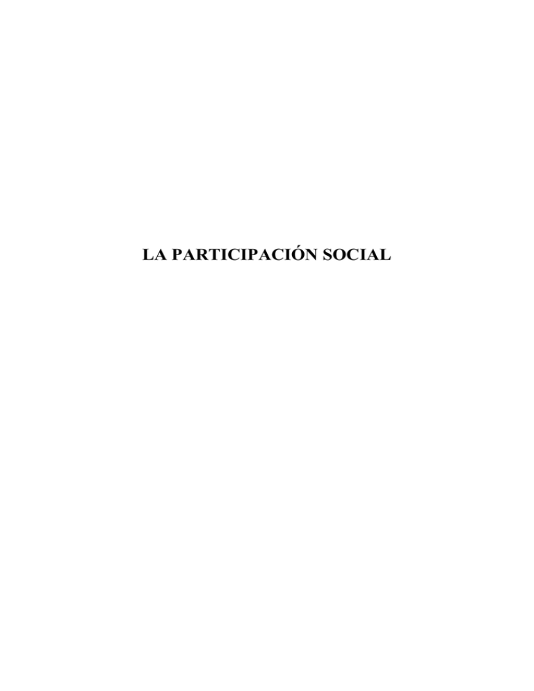 participacion social