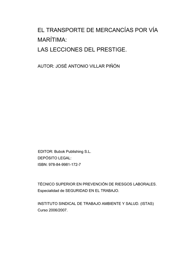 el transporte de mercancías por vía marítima - e